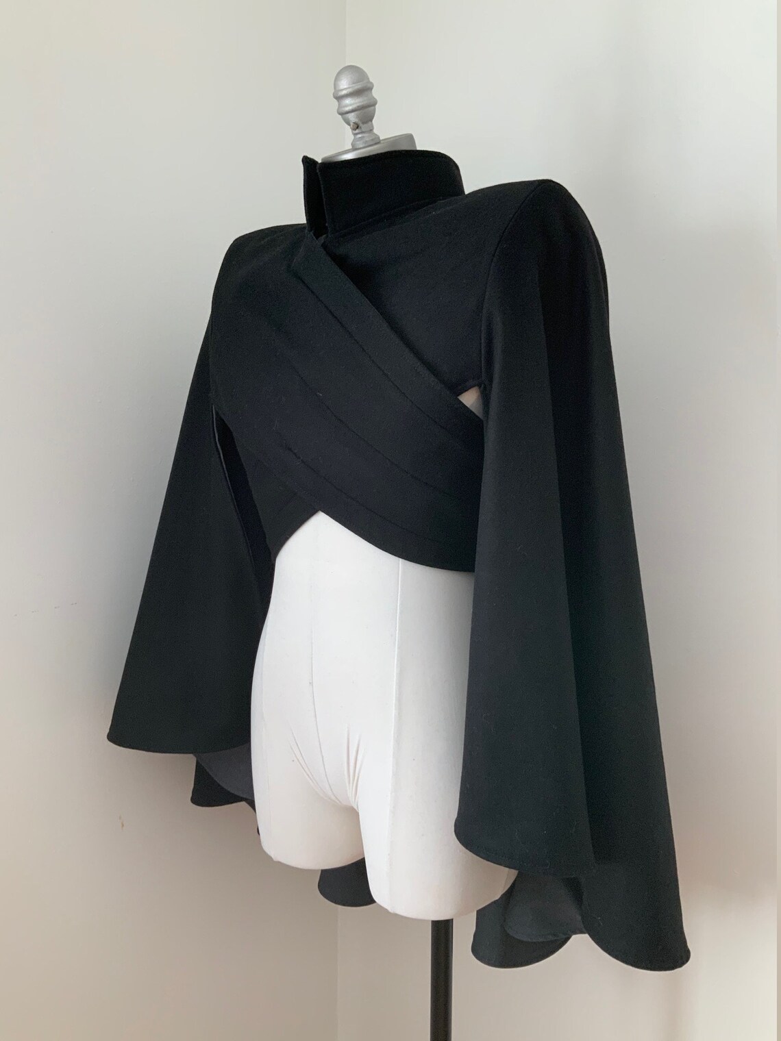 Cape, Wrap Cape, Capelet Coat, Cloak, Edwardian Cape, Victorian Mantle ...