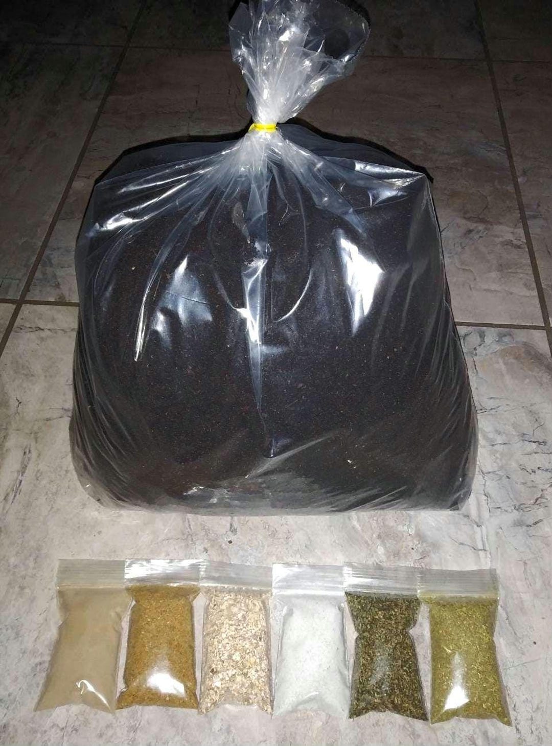 15 Lbs Worm Castings, Bat Guano, Fish Meal, Crab Meal, Oyster Shell ...
