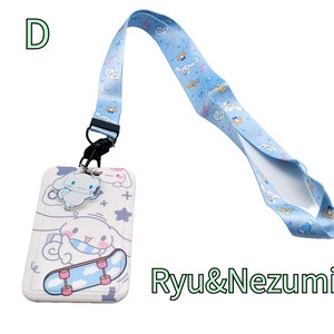 Cute Kawaii ID Holder With Lanyard | Badges | Key | Nurse | Student ...