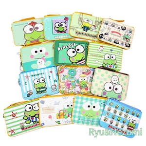 Cute Kawaii Leather Wallet Coin Purse Sanrio Keroppi Kitty Frog - Etsy