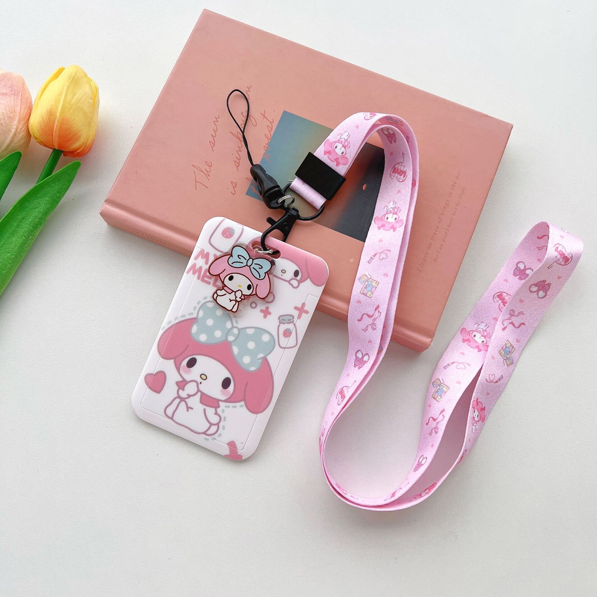Cute Kawaii ID Holder With Lanyard Badges Key Nurse Student Sanrio My ...
