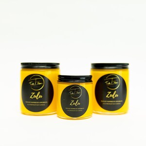Zulu | 8 Oz Jar | Playlist Included | Music Inspired Premium Soy Candle ...