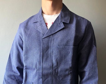 French Work Jacket / Bleu De Travail / French Workwear / - Etsy