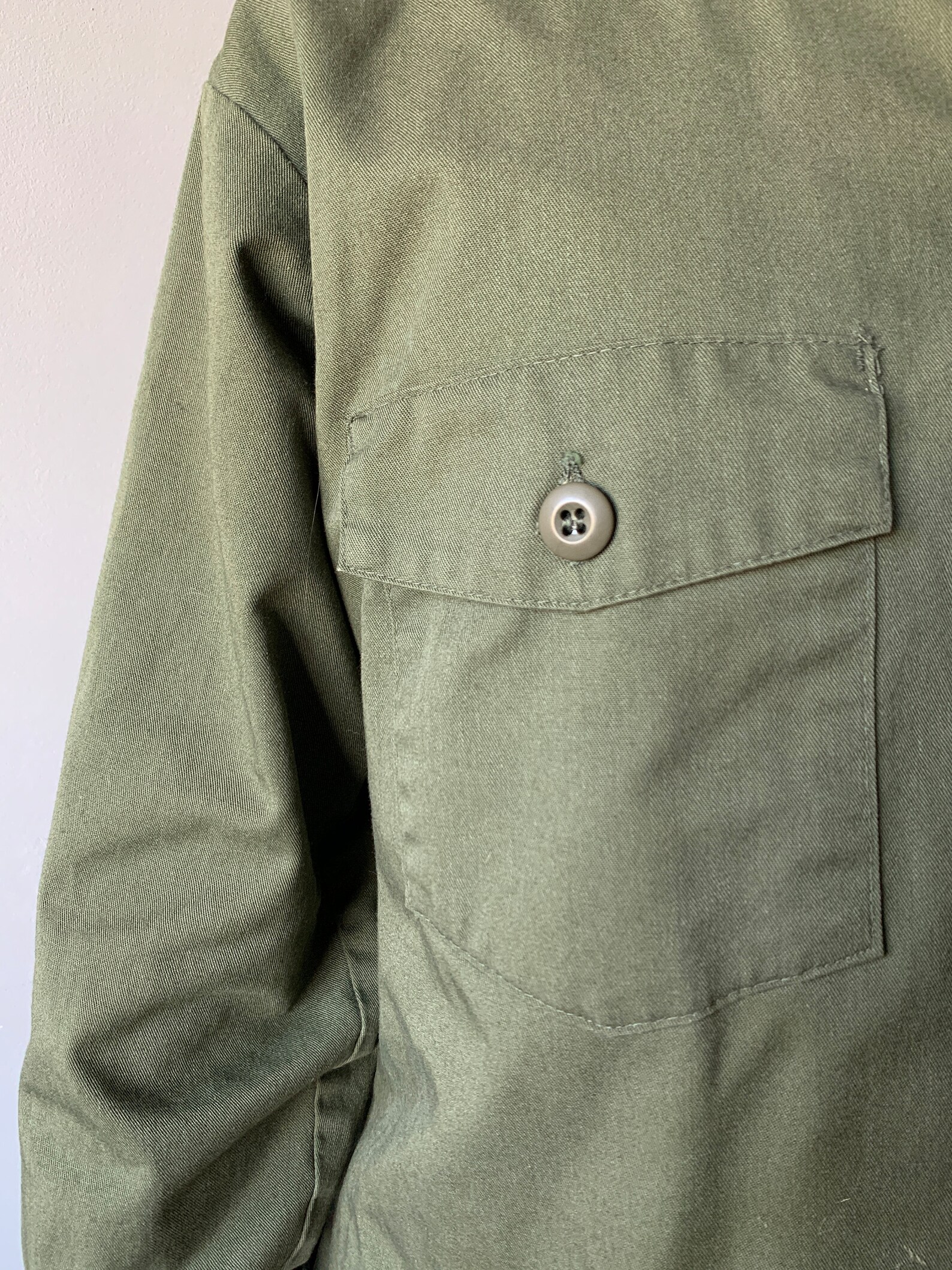OG-107 / Vietnam War Era / Fatigue Shirt / OG107 / US Army Shirt / Size ...