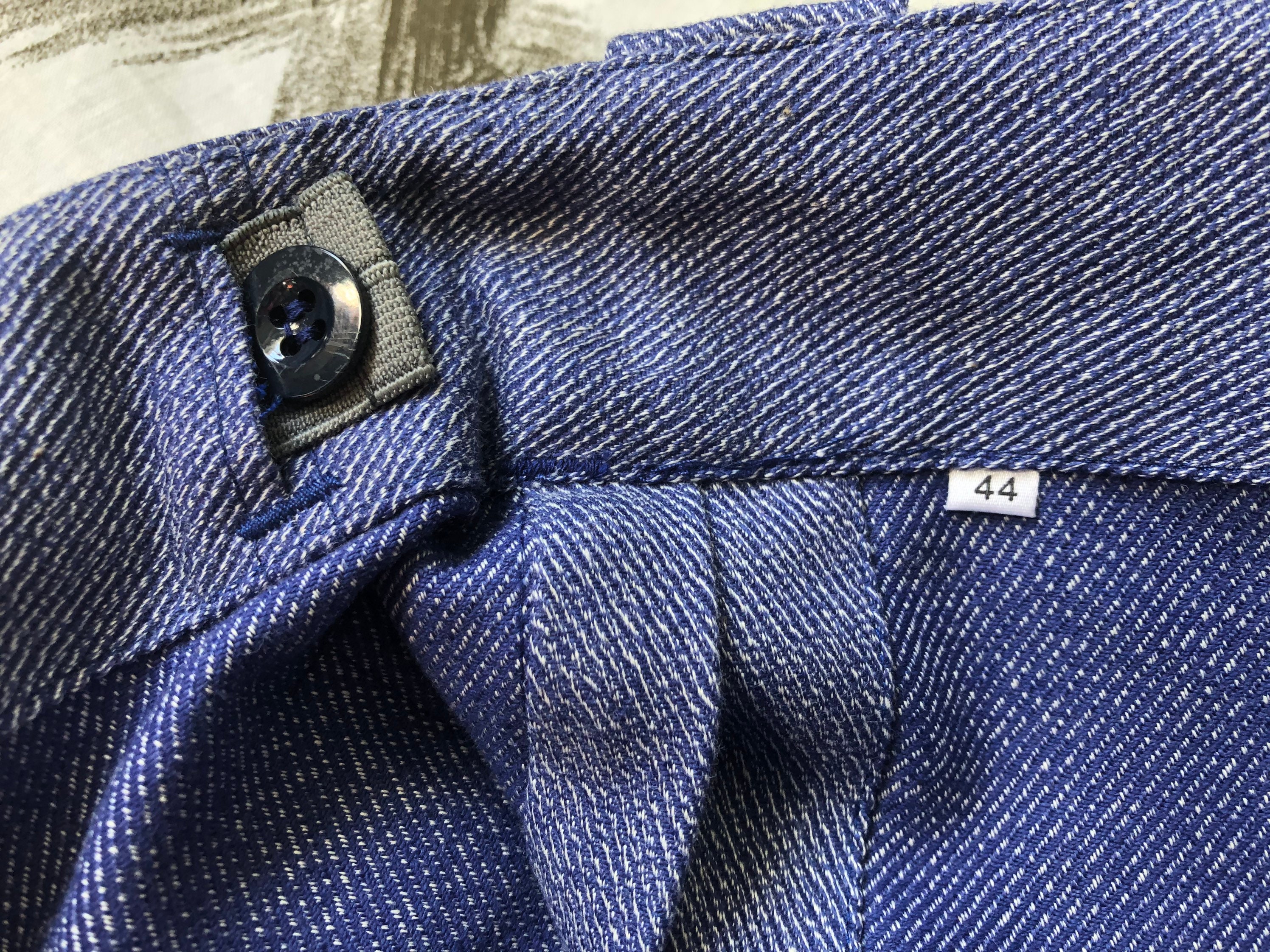 Workwear Pants / French Chore Pants / French Workwear / Bleu De Travail ...