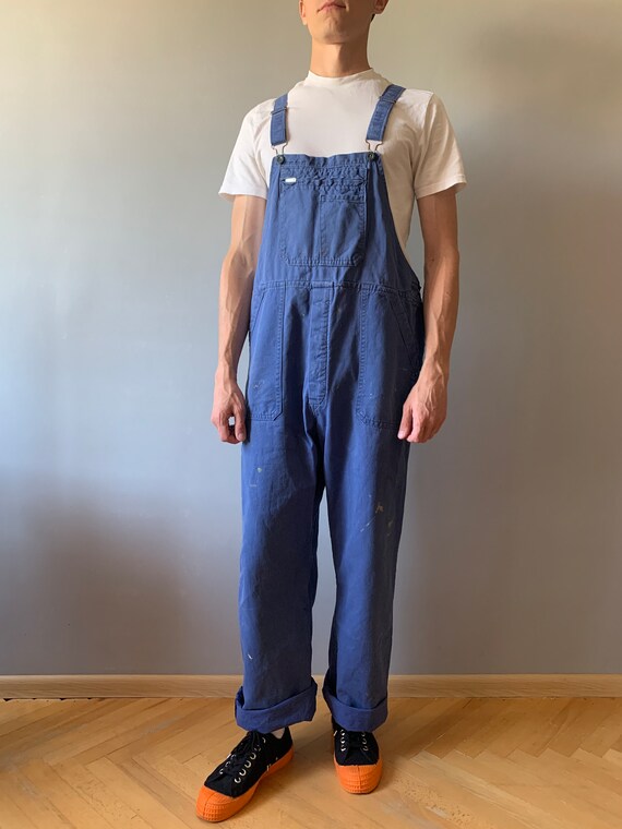 Workwear Pants / Work Overalls / French Chore Pants /… - Gem
