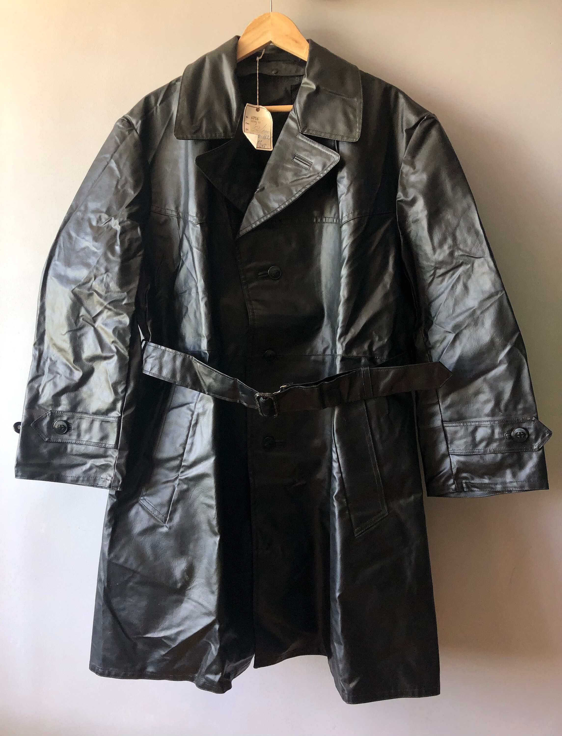 Rubber Raincoat / Black Raincoat / PVC Raincoat / Size M-L - Etsy