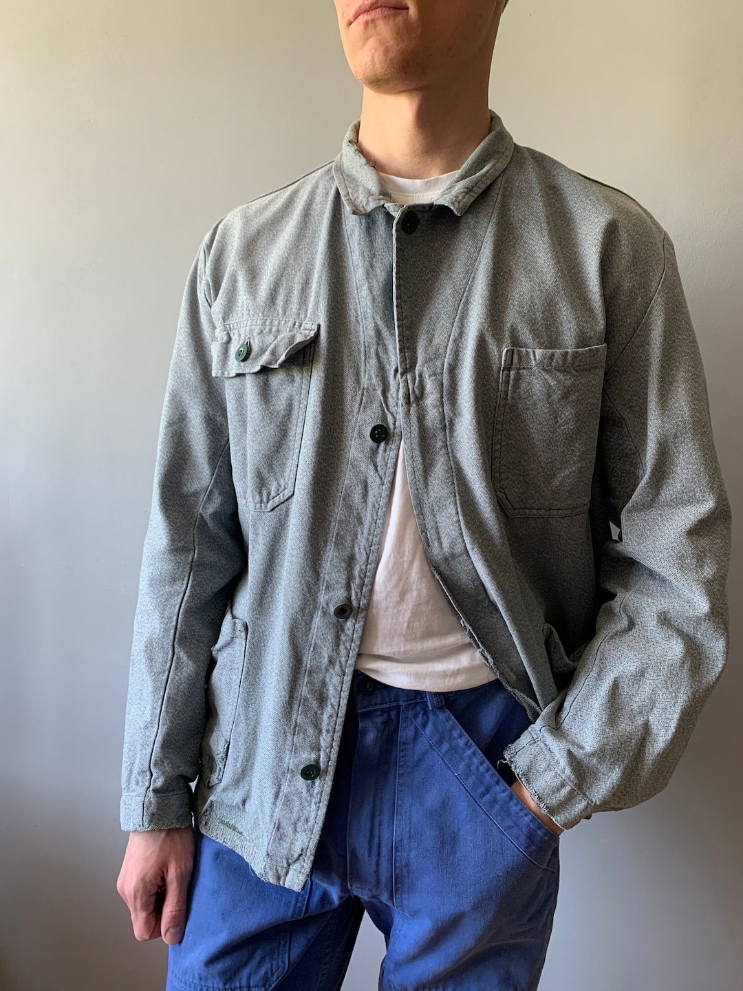 French Work Jacket / Bleu De Travail / French Workwear / French Chore ...