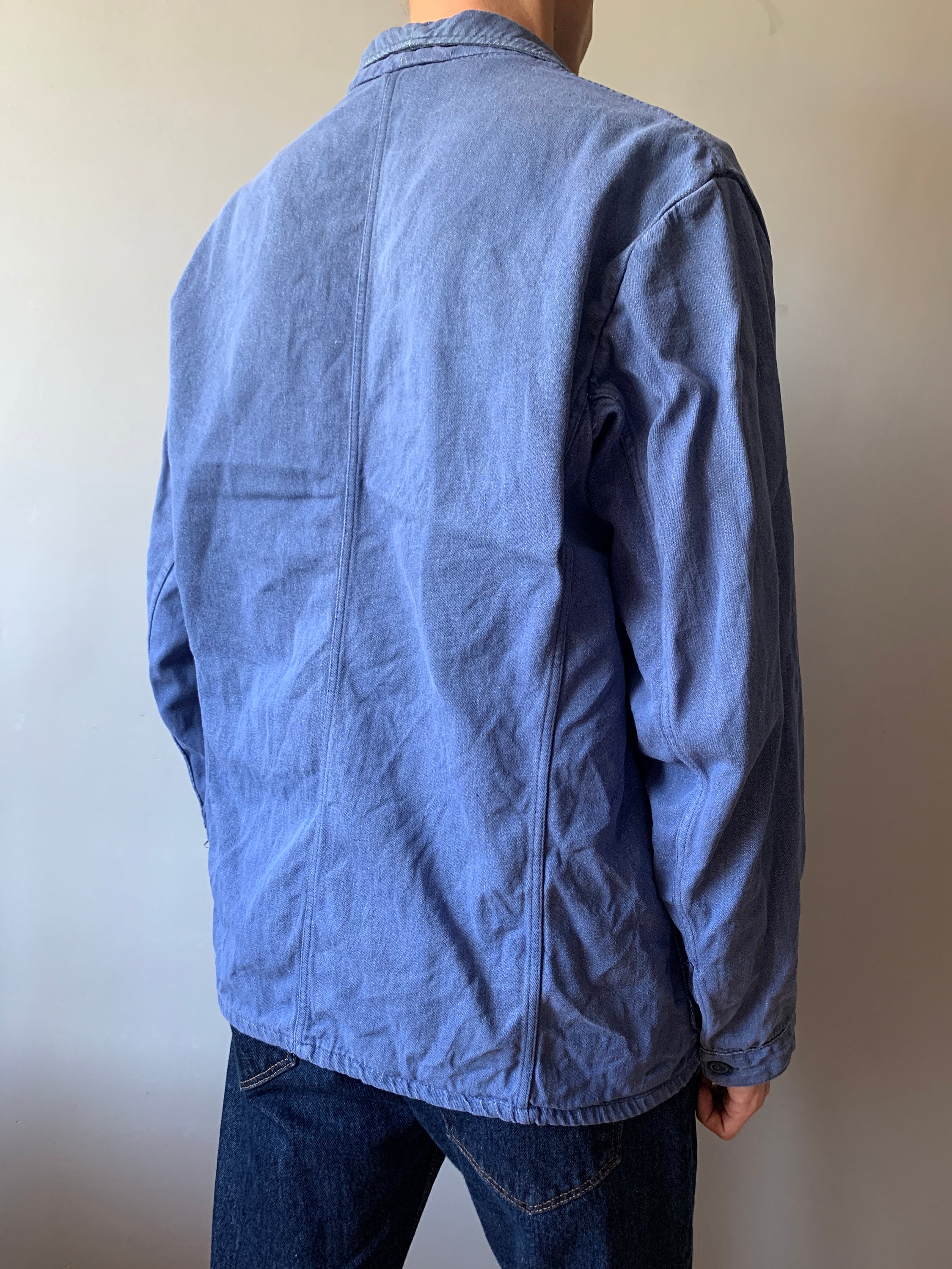 French Work Jacket / Bleu De Travail / French Workwear / - Etsy
