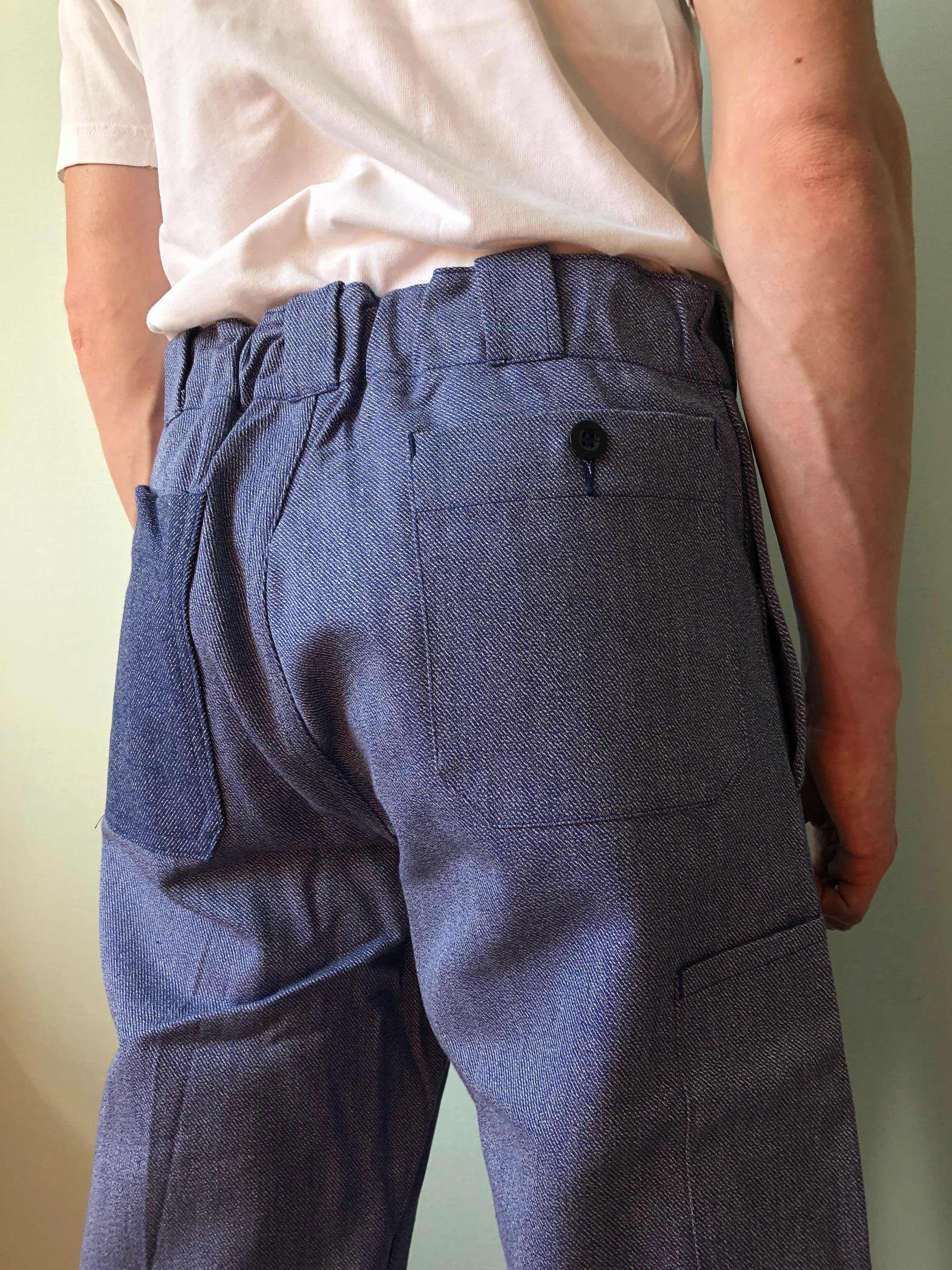 Workwear Pants / French Chore Pants / French Workwear / Bleu De Travail ...