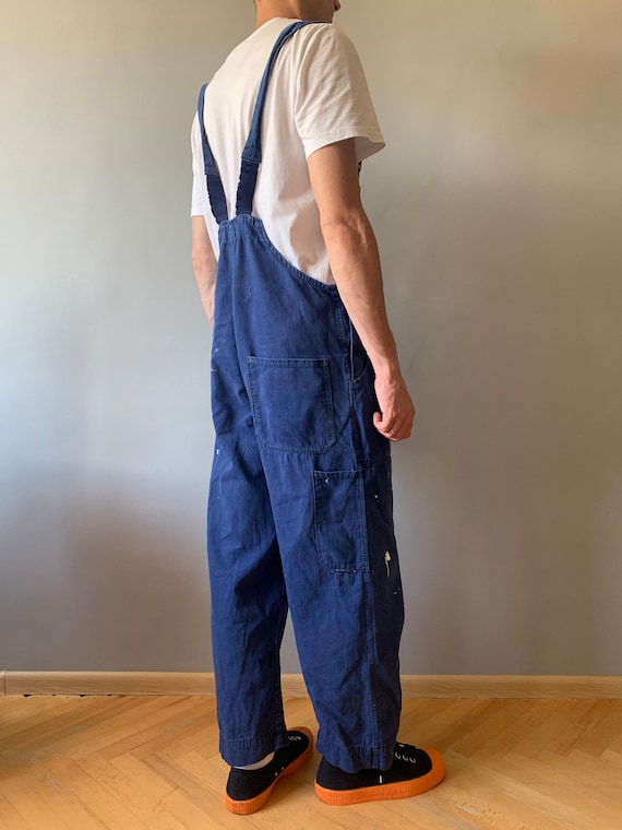 Workwear Pants / Work Overalls / French Chore Pants /… - Gem
