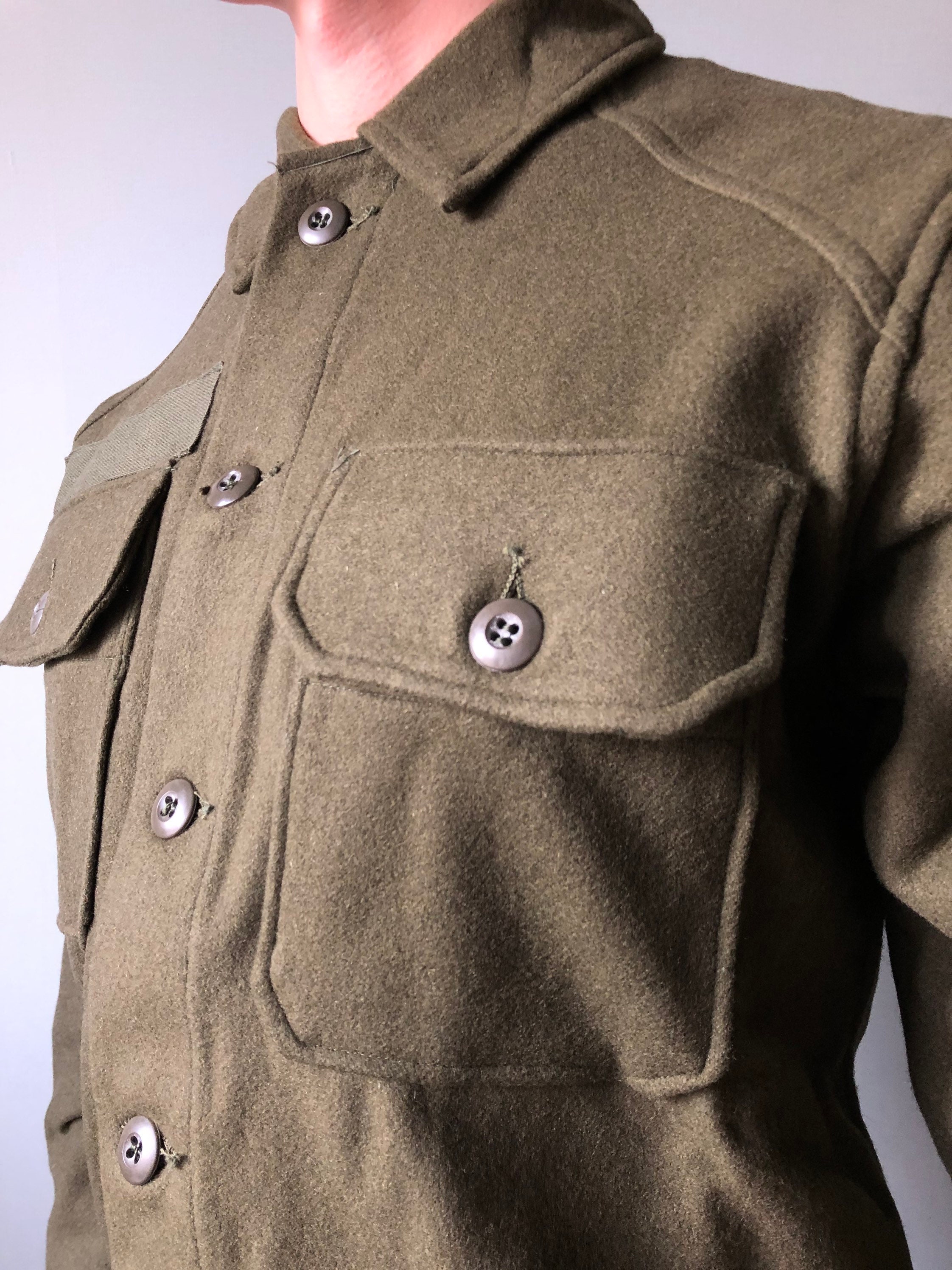 US Army Wool Shirt / OG107 / Vietnam War Era / Army Wool Shirt / OG-107 ...