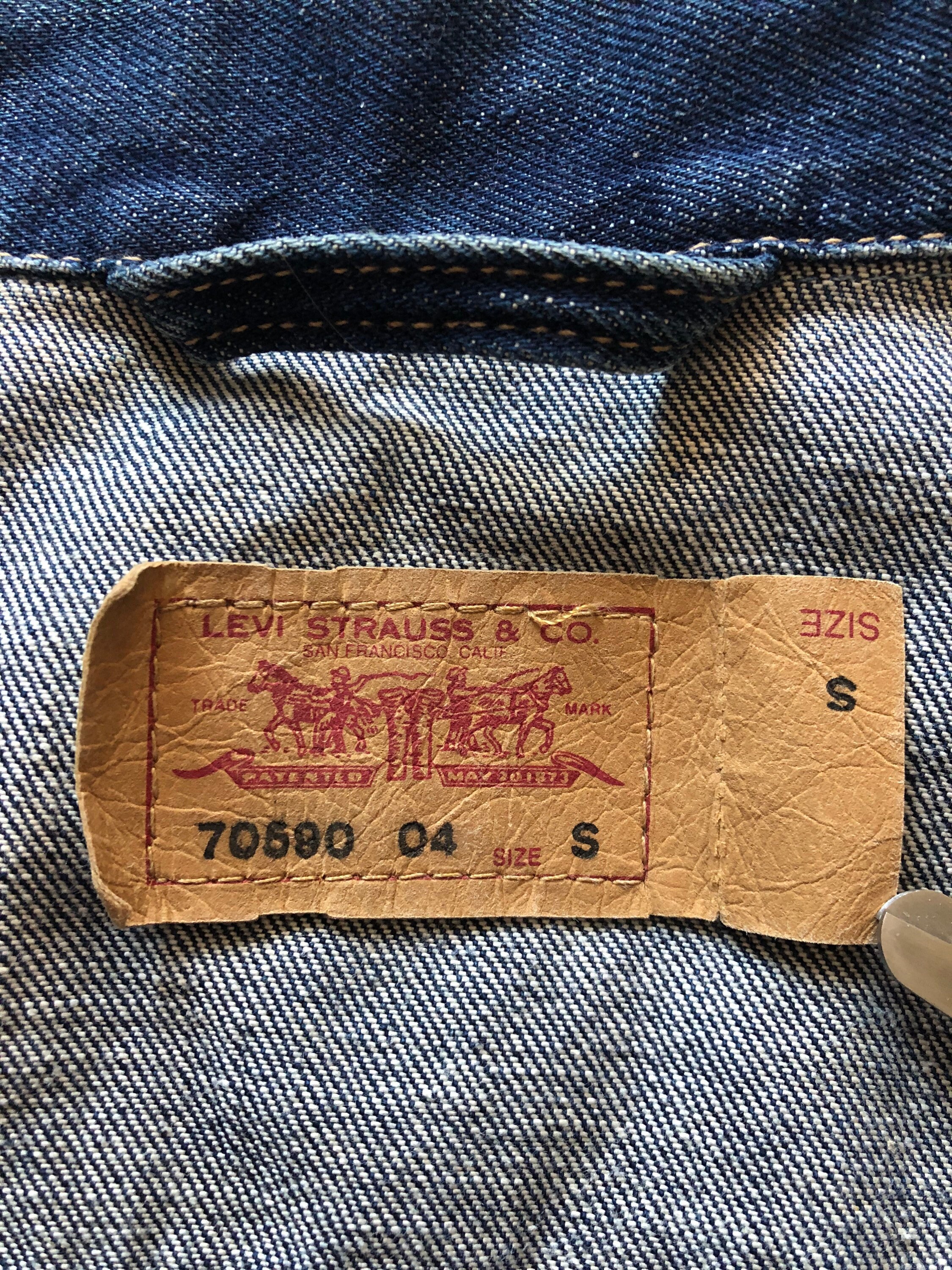 Levis Type 3 Jacket / Levis Trucker Jacket / Levis Denim Jacket / Size ...