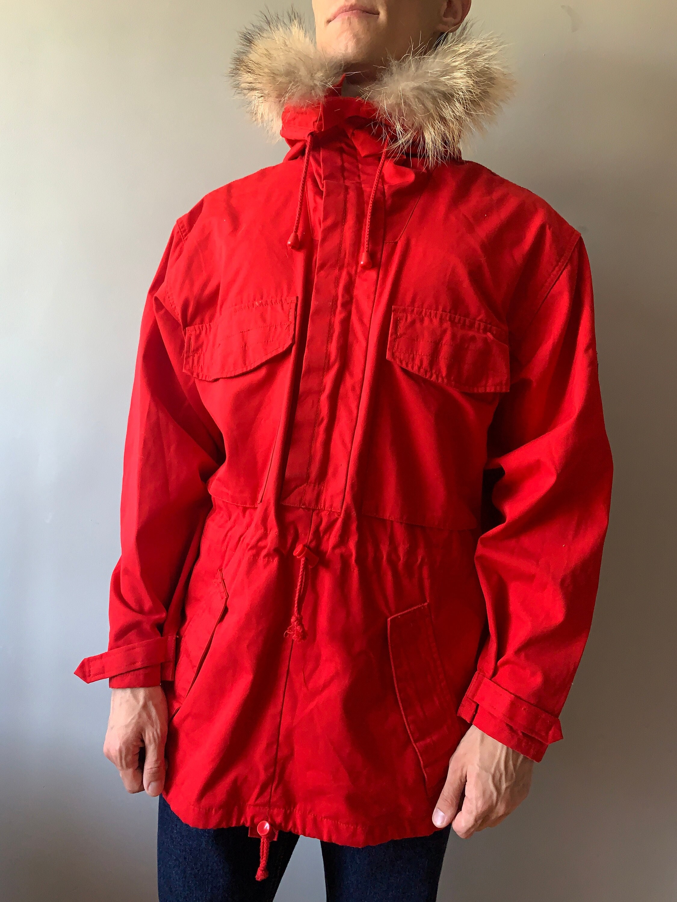 Red Anorak / Anorak Jacket / Anorak NOREFJELL / FJELL Anorak / Red ...