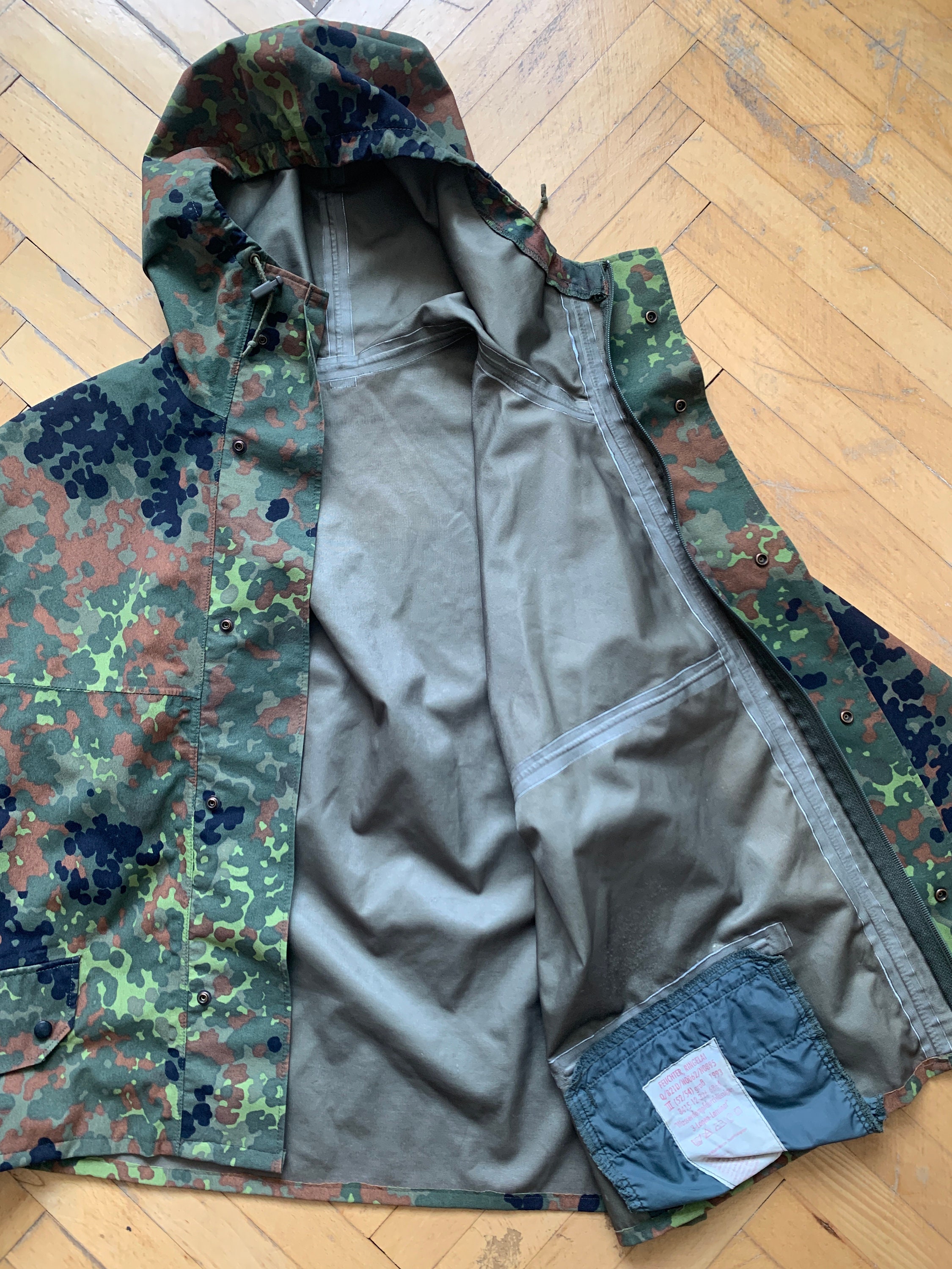German Army Jacket / Army Waterproof / Army Rain Jacket / German Army ...