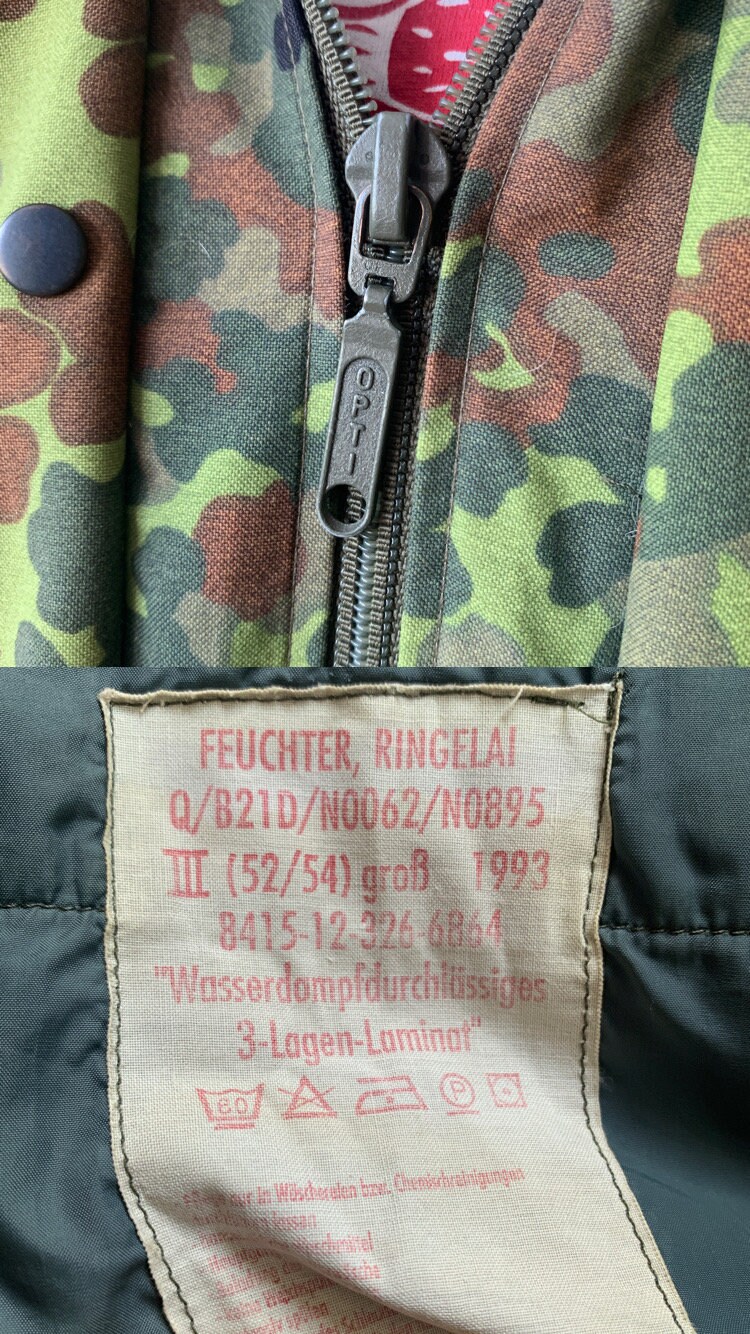 German Army Jacket / Army Waterproof / Army Rain Jacket / German Army ...