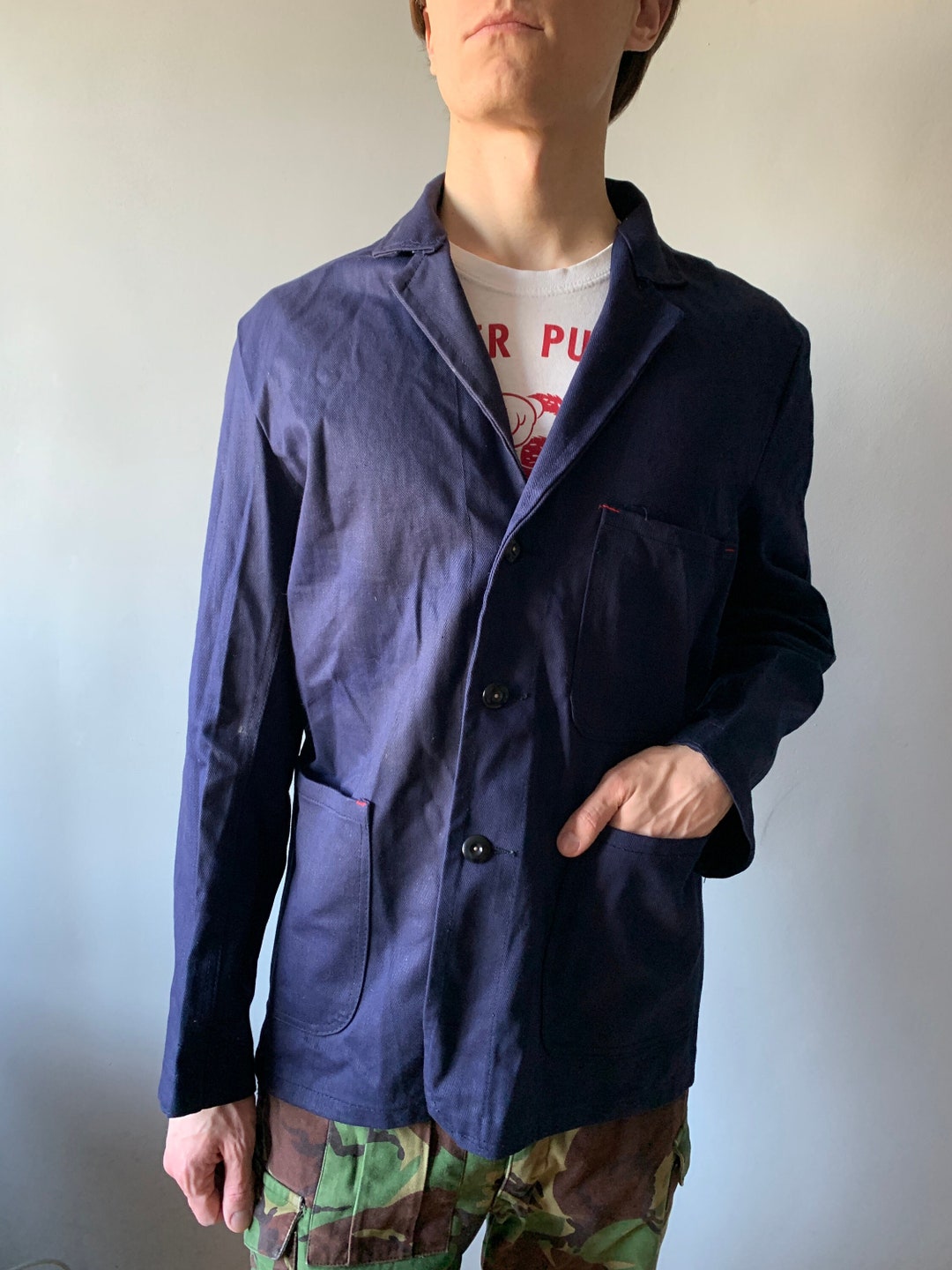 French Work Jacket / Bleu De Travail / French Workwear / French Chore ...