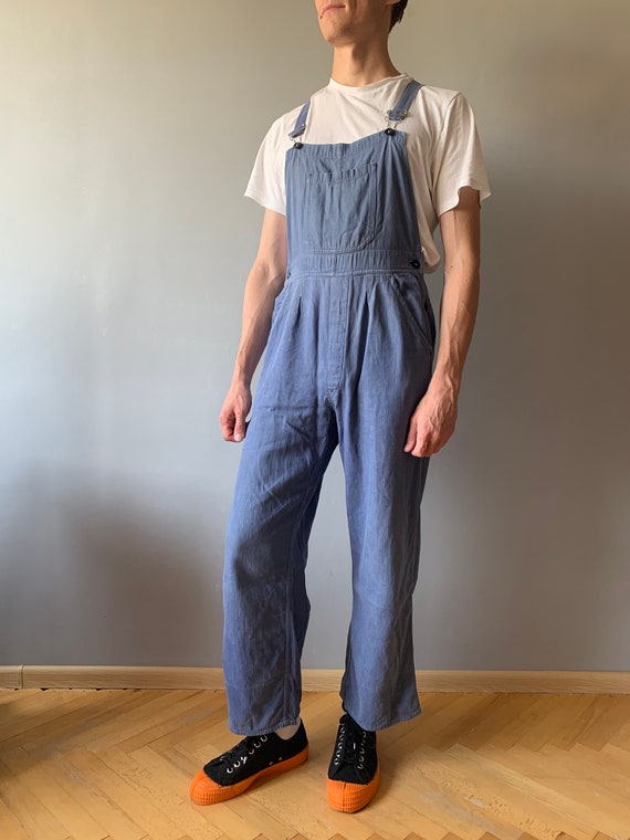 Workwear Pants / Work Overalls / French Chore Pants /… - Gem