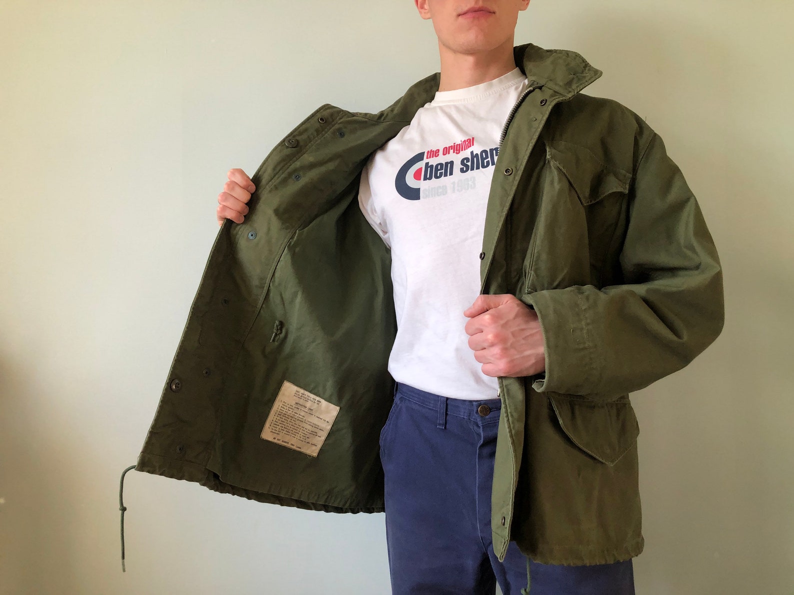 M65 Field Jacket / OG107 / OG-107 / M65 Jacket / Size M / - Etsy