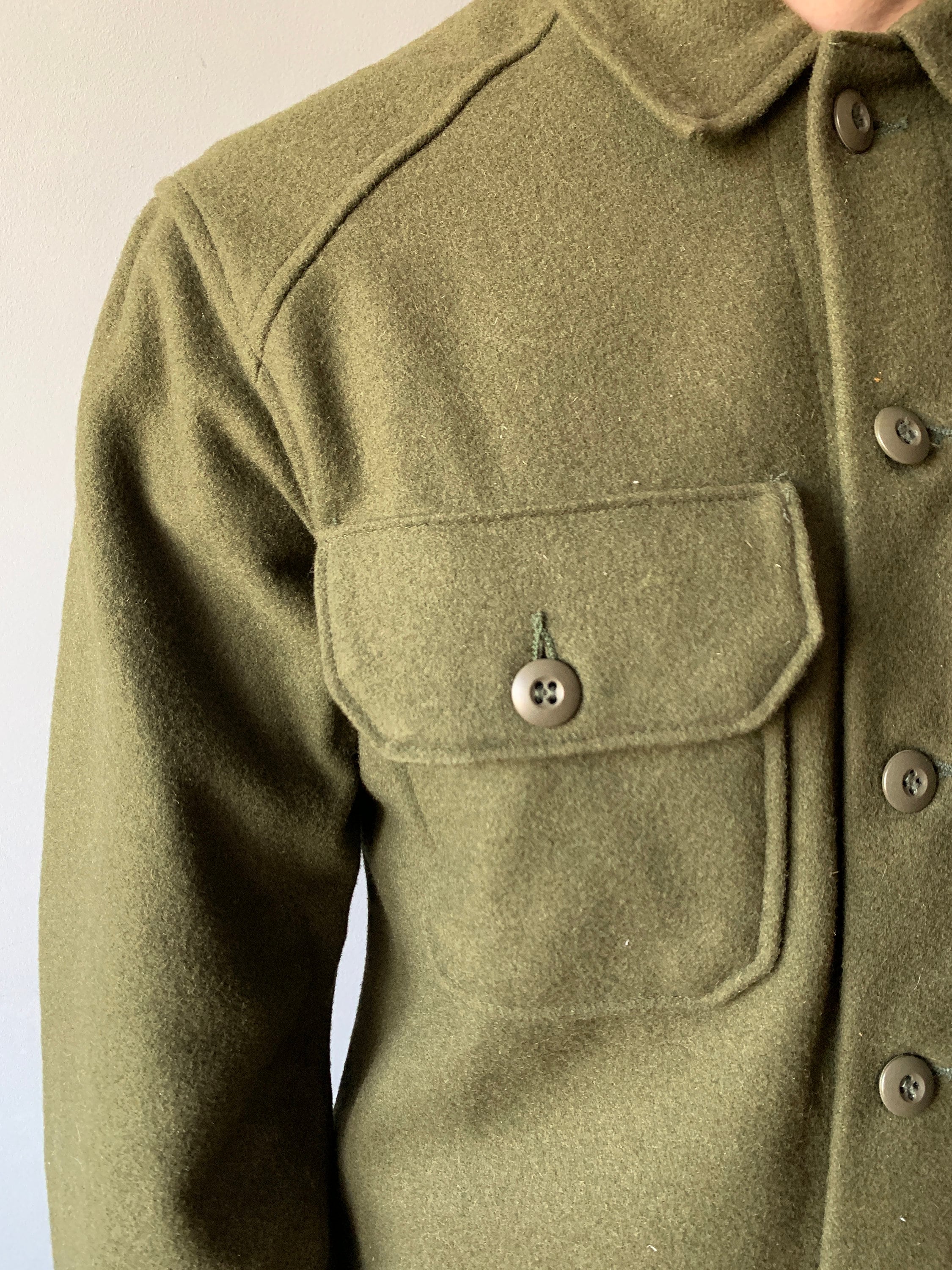 US Army Wool Shirt / OG107 / Vietnam War Era / Army Wool Shirt / Korean ...