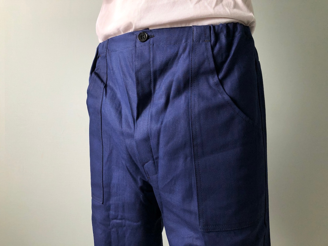 Workwear Pants / French Chore Pants / French Workwear / Bleu De Travail ...