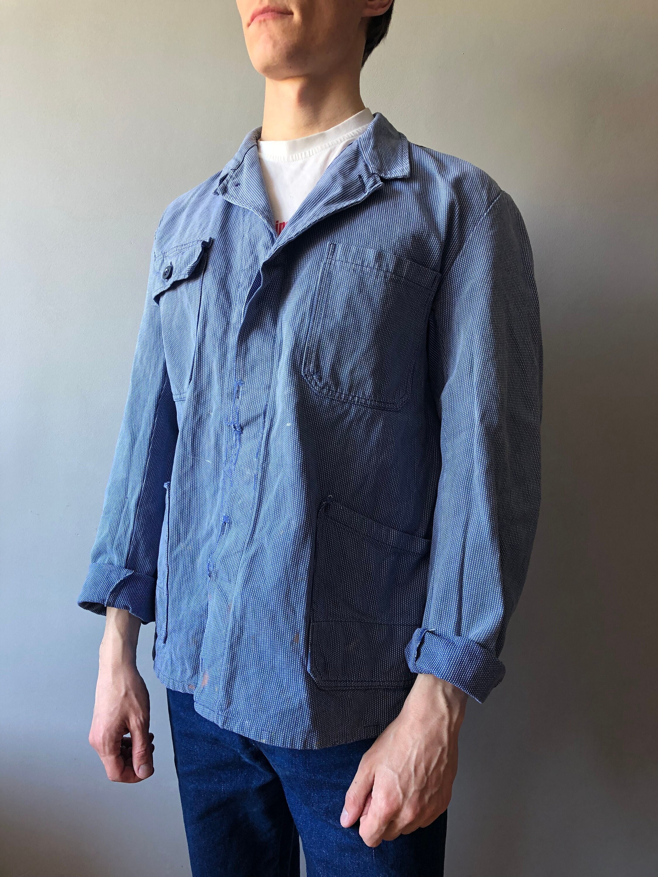 French Work Jacket / Bleu De Travail / French Workwear / French Chore ...