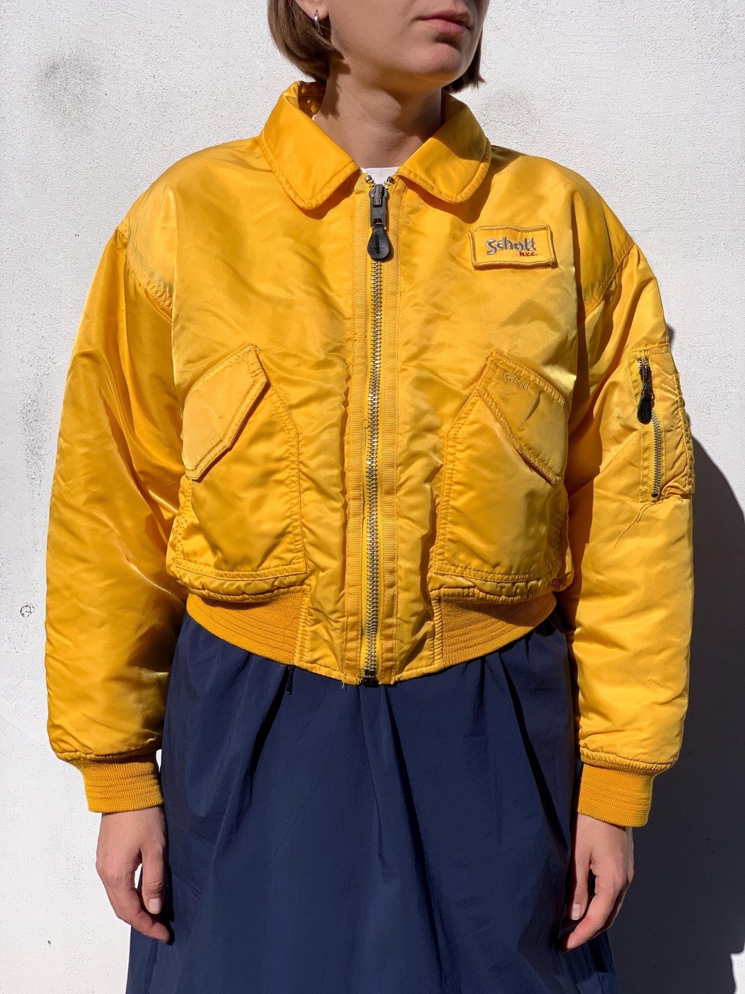 Schott CWU / Jacket Flyers / Alpha Flight Jacket / US Air Force Jacket ...