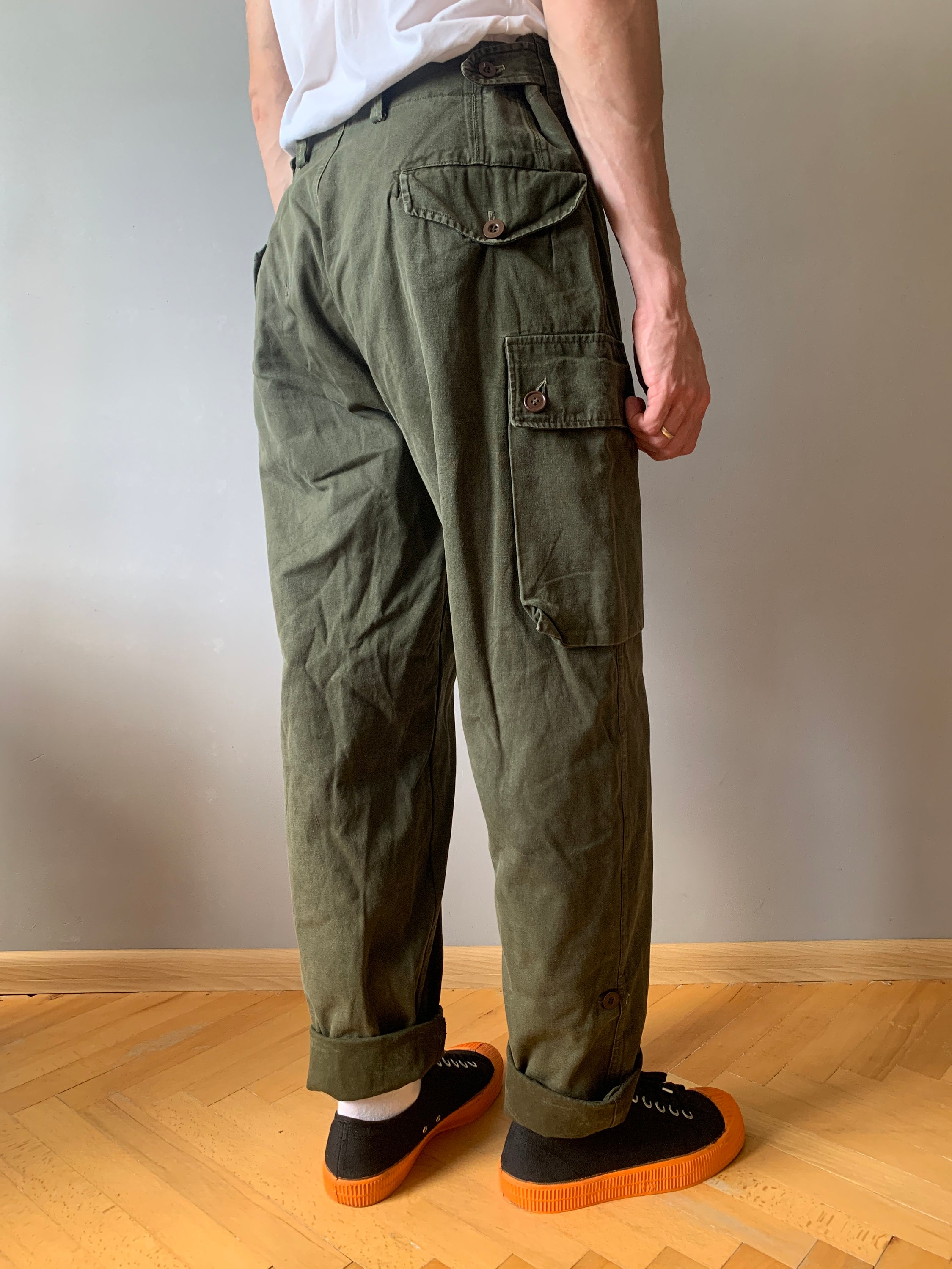Dutch Army Trousers / Dutch Combat Pants / Canvas Pants / Cargo Pants ...