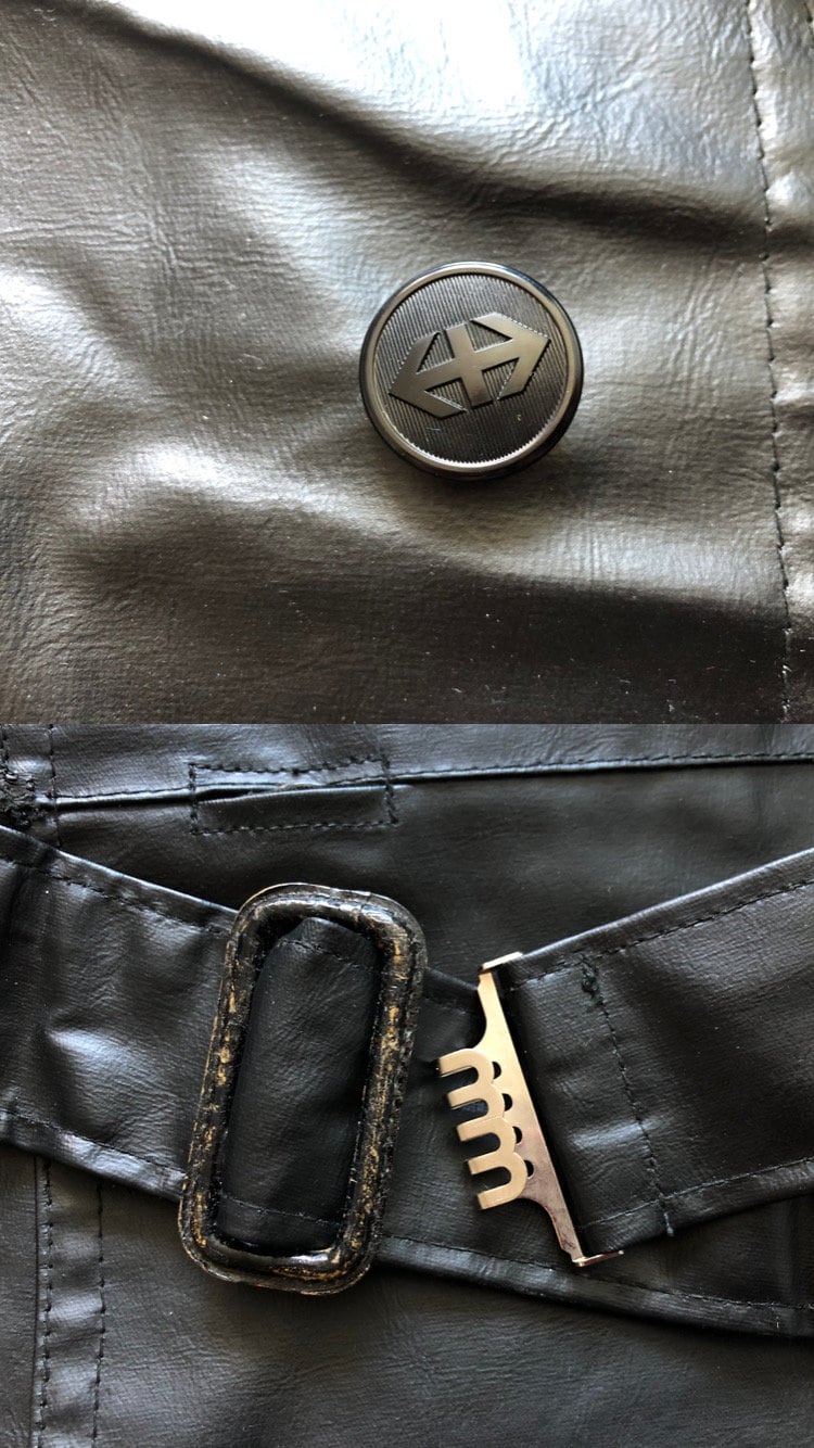 Rubber Raincoat / Black Raincoat / PVC Raincoat / Size M-L - Etsy