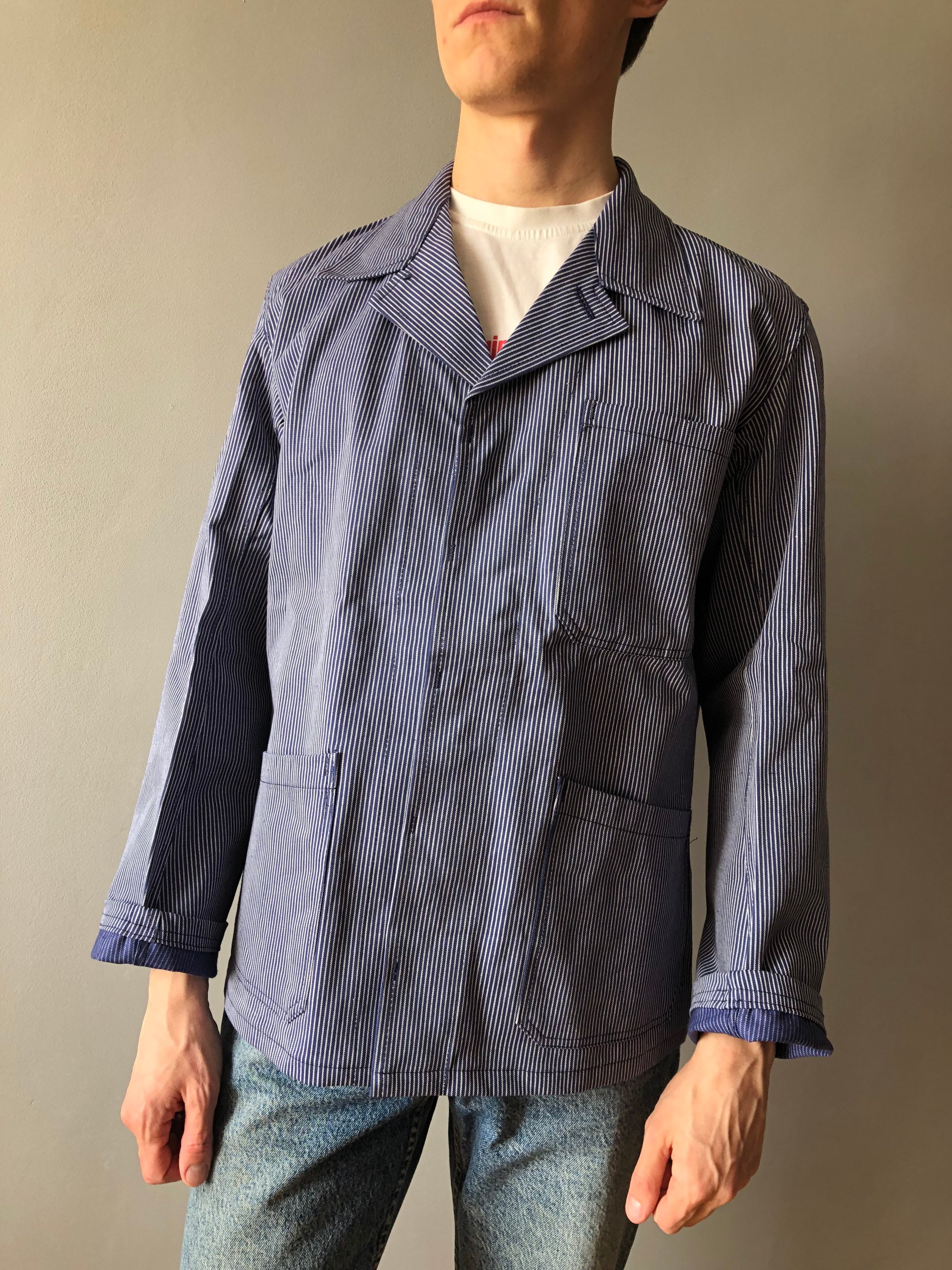 French Work Jacket Bleu De Travail French Workwear French Chore