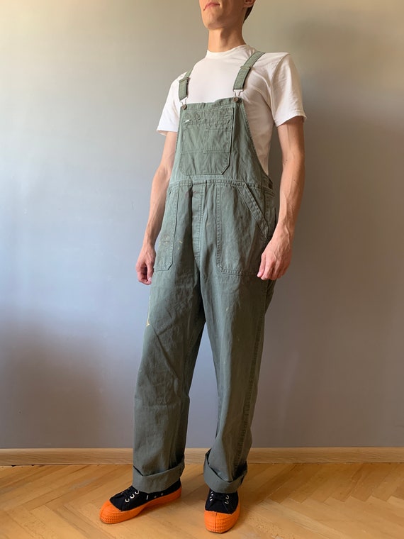 Workwear Pants / Work Overalls / French Chore Pants /… - Gem