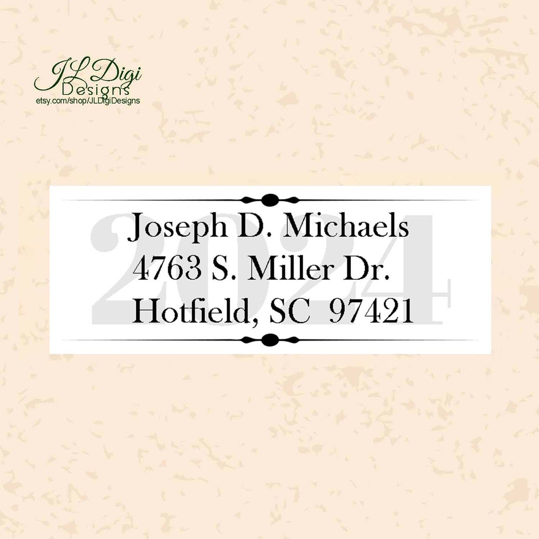 Personalized Graduation Return Address Label: Class of [year] - Etsy