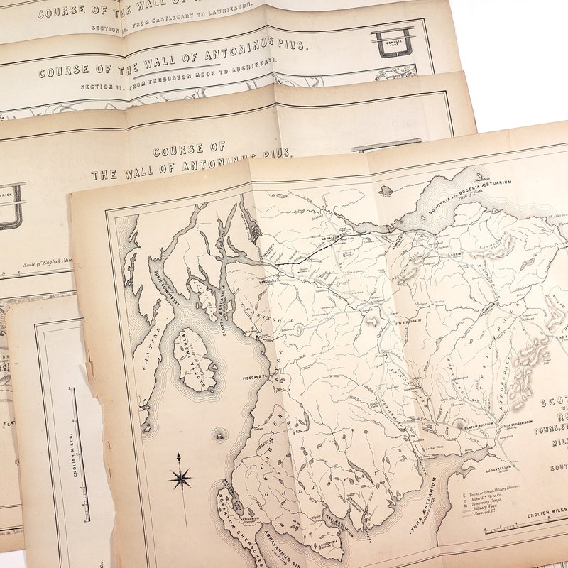 Antique Wall Map - Etsy