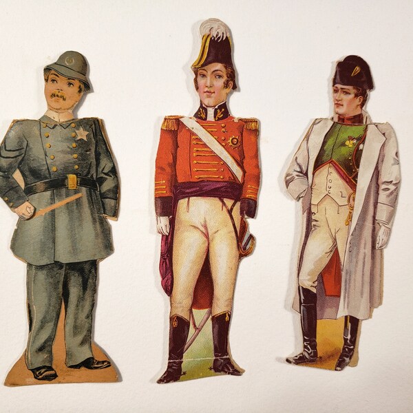 Antique Paper Soldiers - Etsy