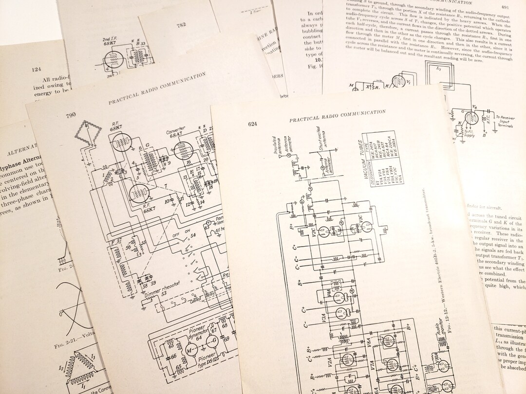 Electrical Engineering Diagrams Technical, Scientific Charts, Steampunk ...