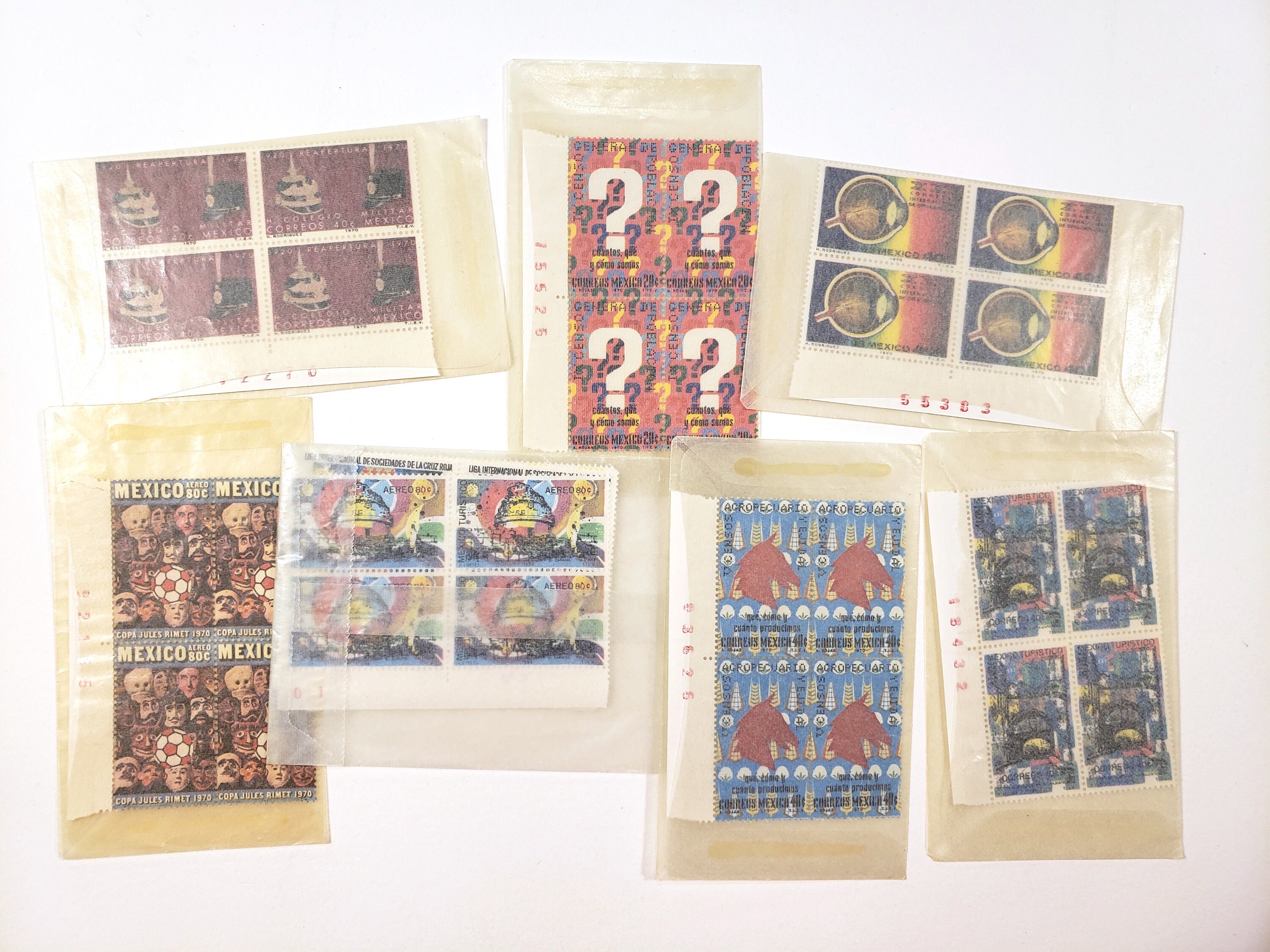 Mexico Postage Stamps Stamp Blocks Stamp Collection Postage - Etsy