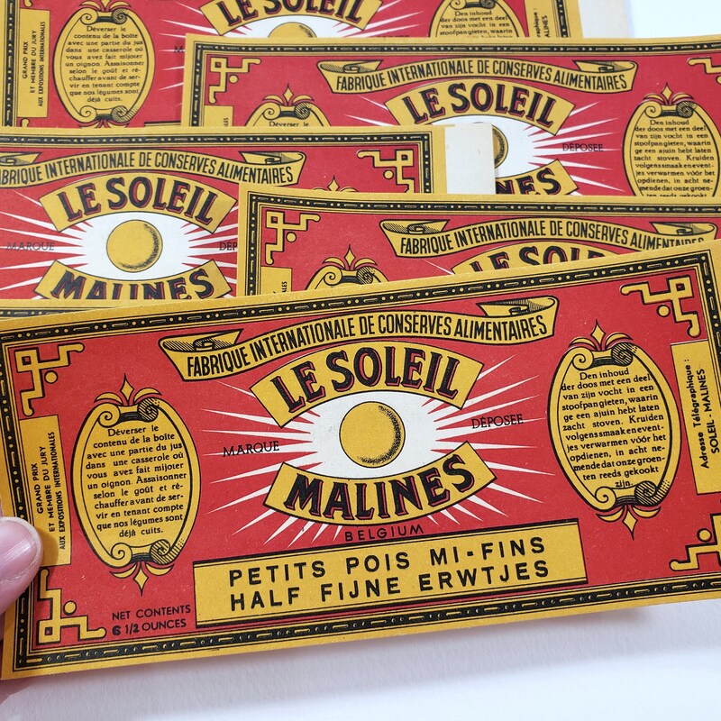 French Labels - Etsy