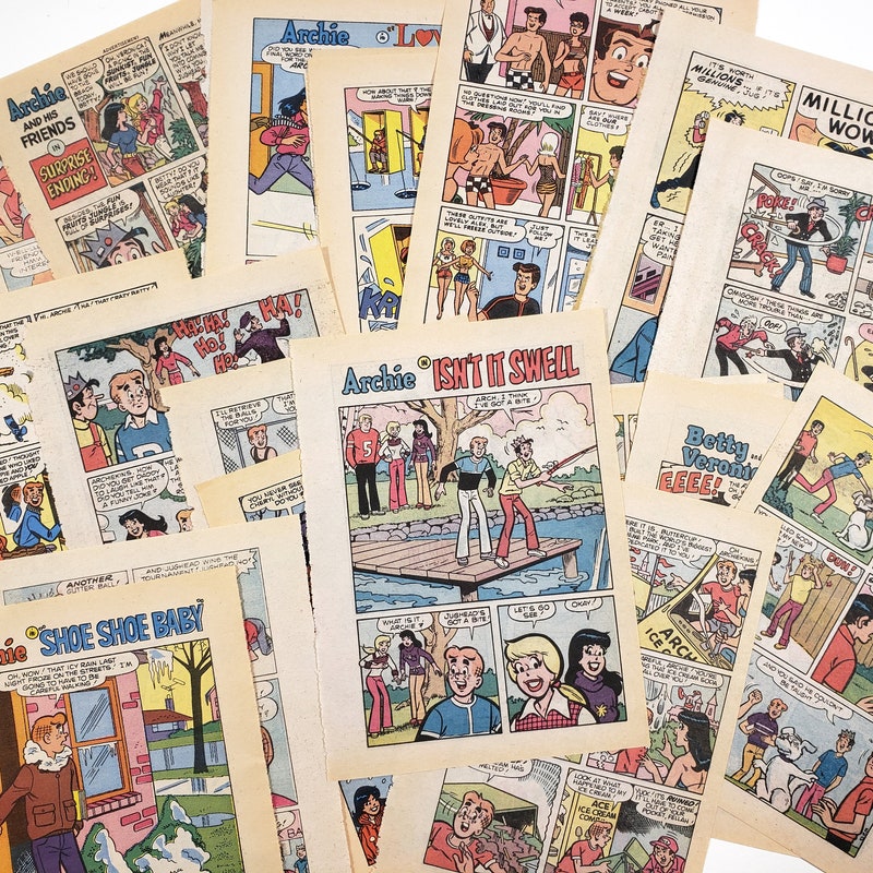 Comic Collage - Etsy