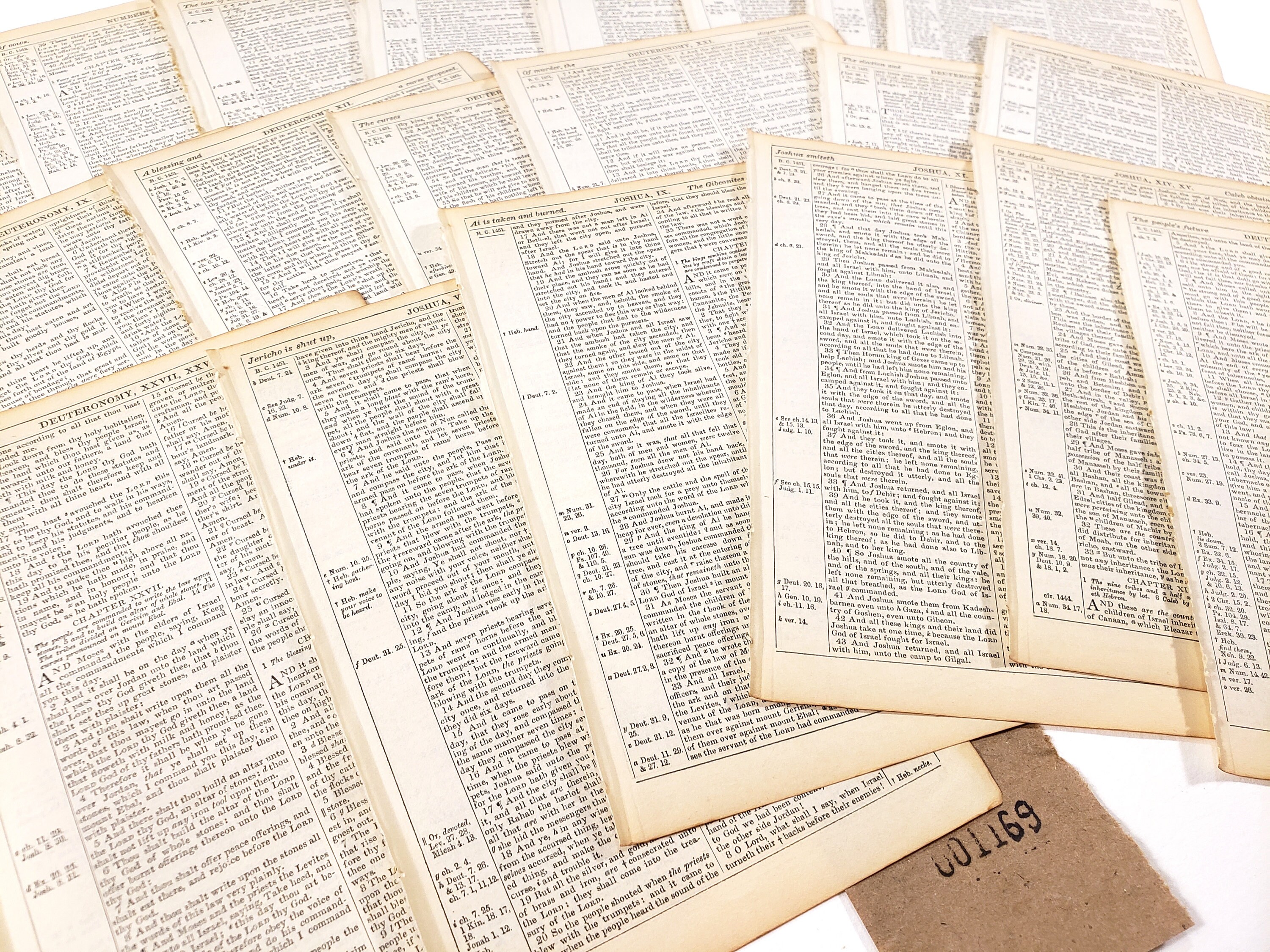 Antique Bible Pages 1861 20 Sheets Vintage Ephemera for - Etsy UK