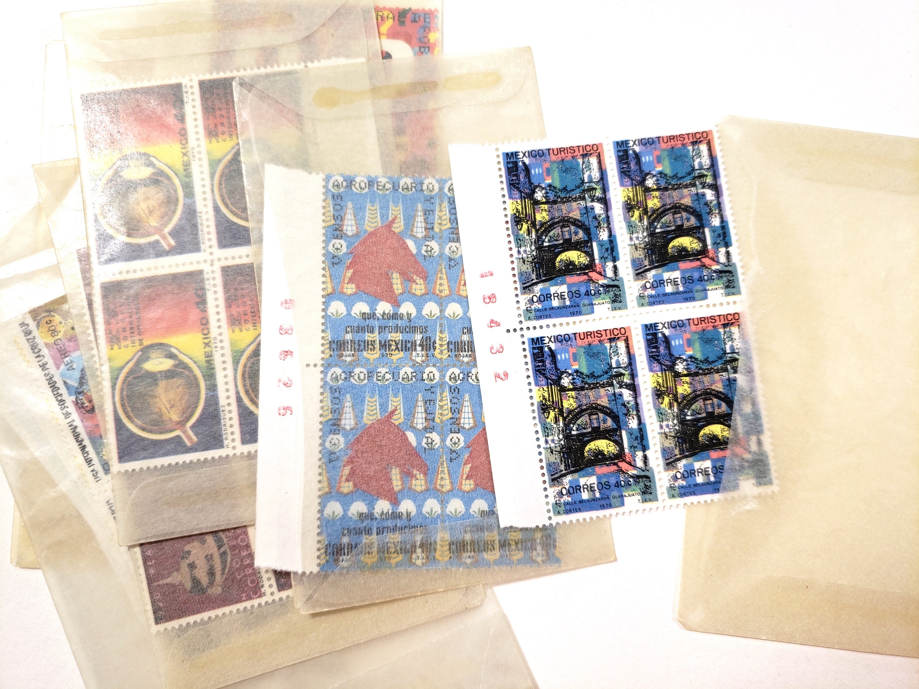 Mexico Postage Stamps Stamp Blocks Stamp Collection Postage - Etsy