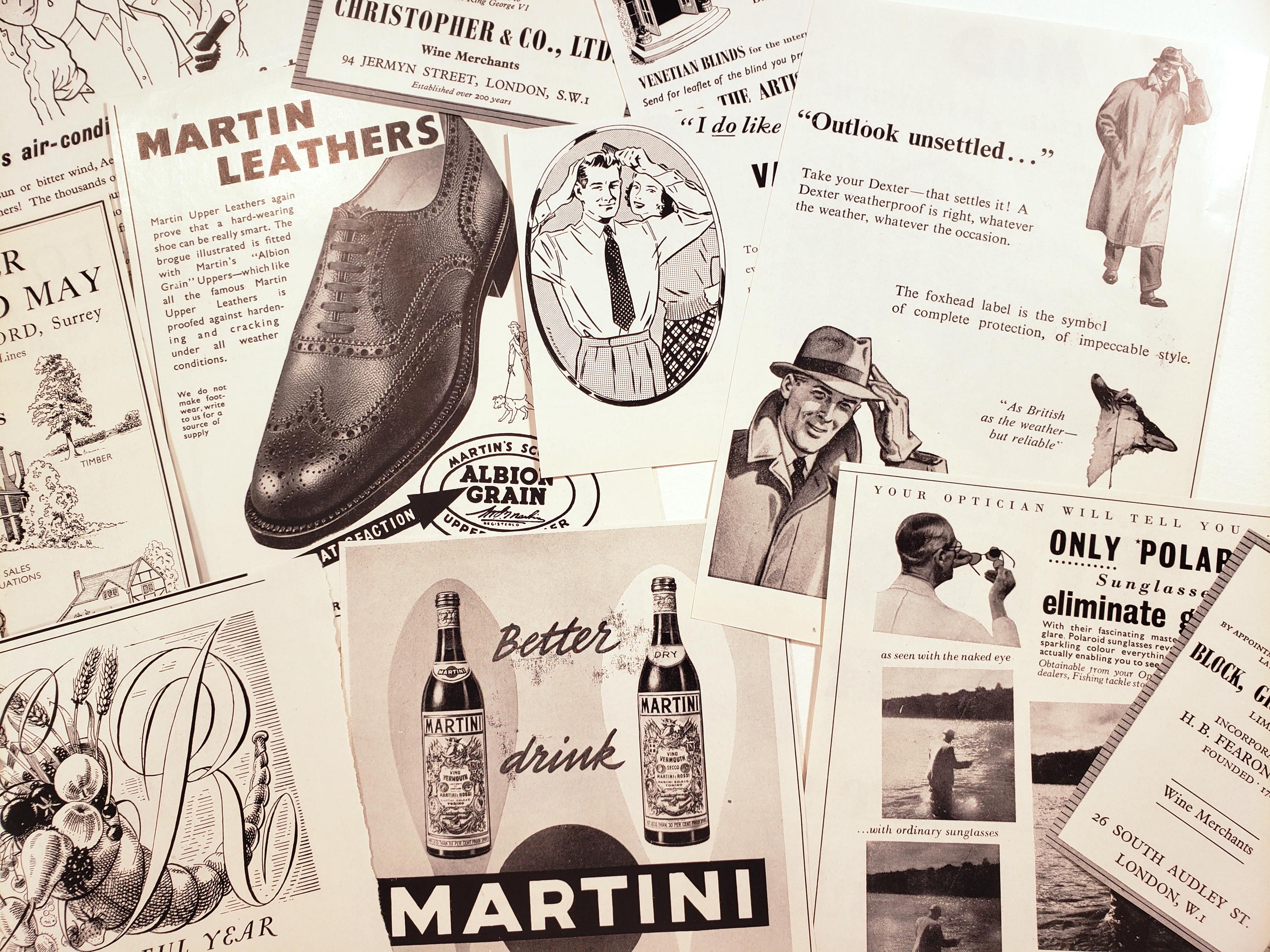 Vintage British Advertisements, 1953 Coronation, Black & White, Vintage ...