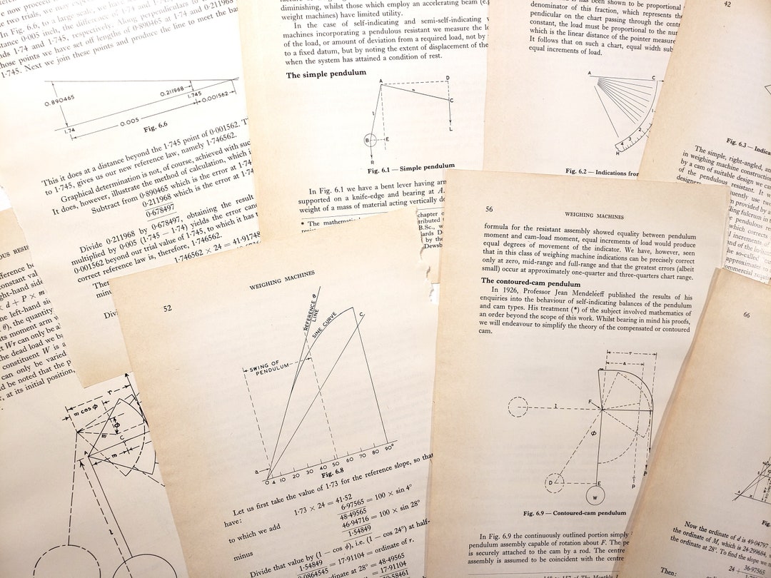 Mathematical Diagrams Pages Math Graphs, Vintage Book Pages, Vintage ...