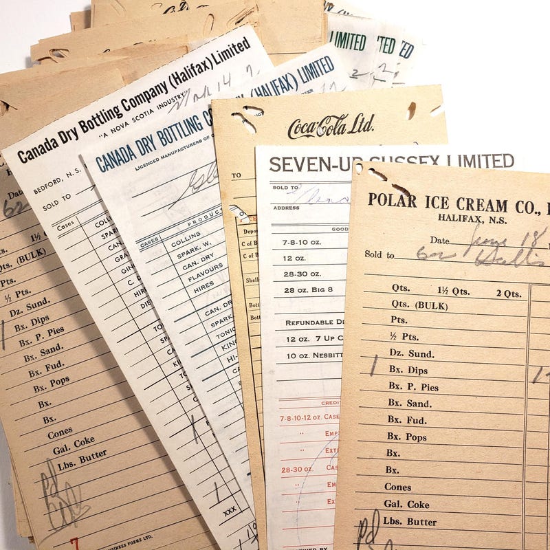 Handwritten Invoices - Etsy