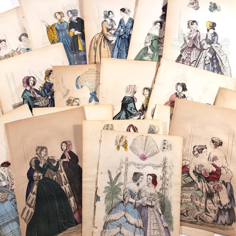 Victorian Fashion - Etsy