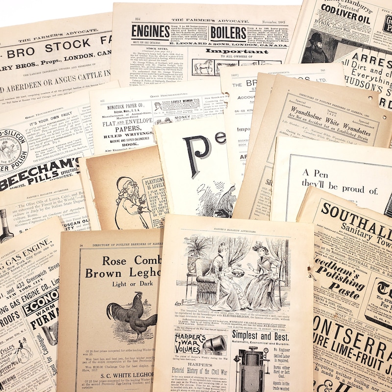 Advertising Ephemera - Etsy