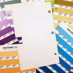 PANTONE Color Guide Pages, Tint & Shade Selector, 1986 COLOUR Vintage ...