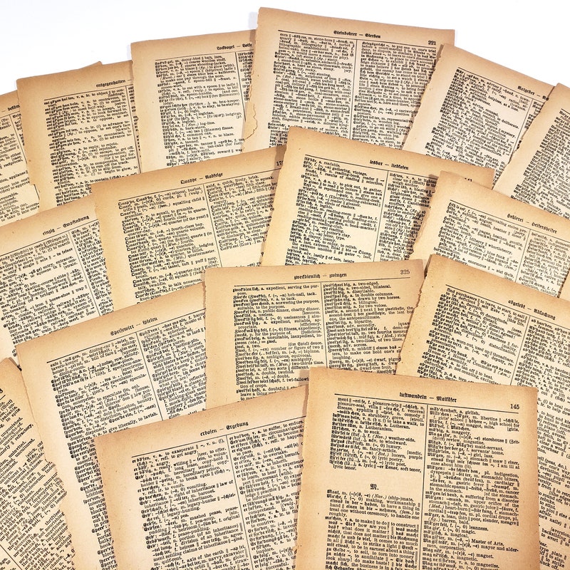 Dictionary Font - Etsy