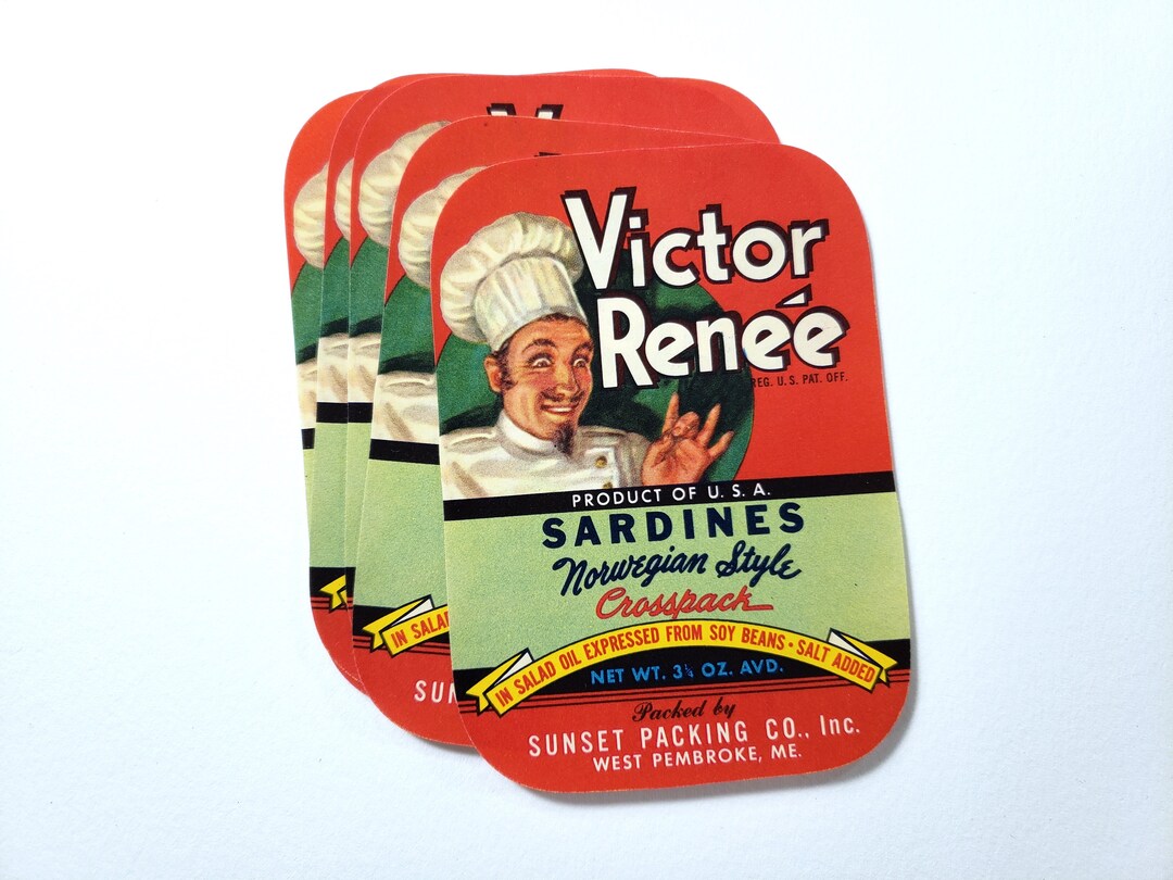 Sardine Labels, Ephemera, Food Labels, Vintage Paper, Junk Journals ...