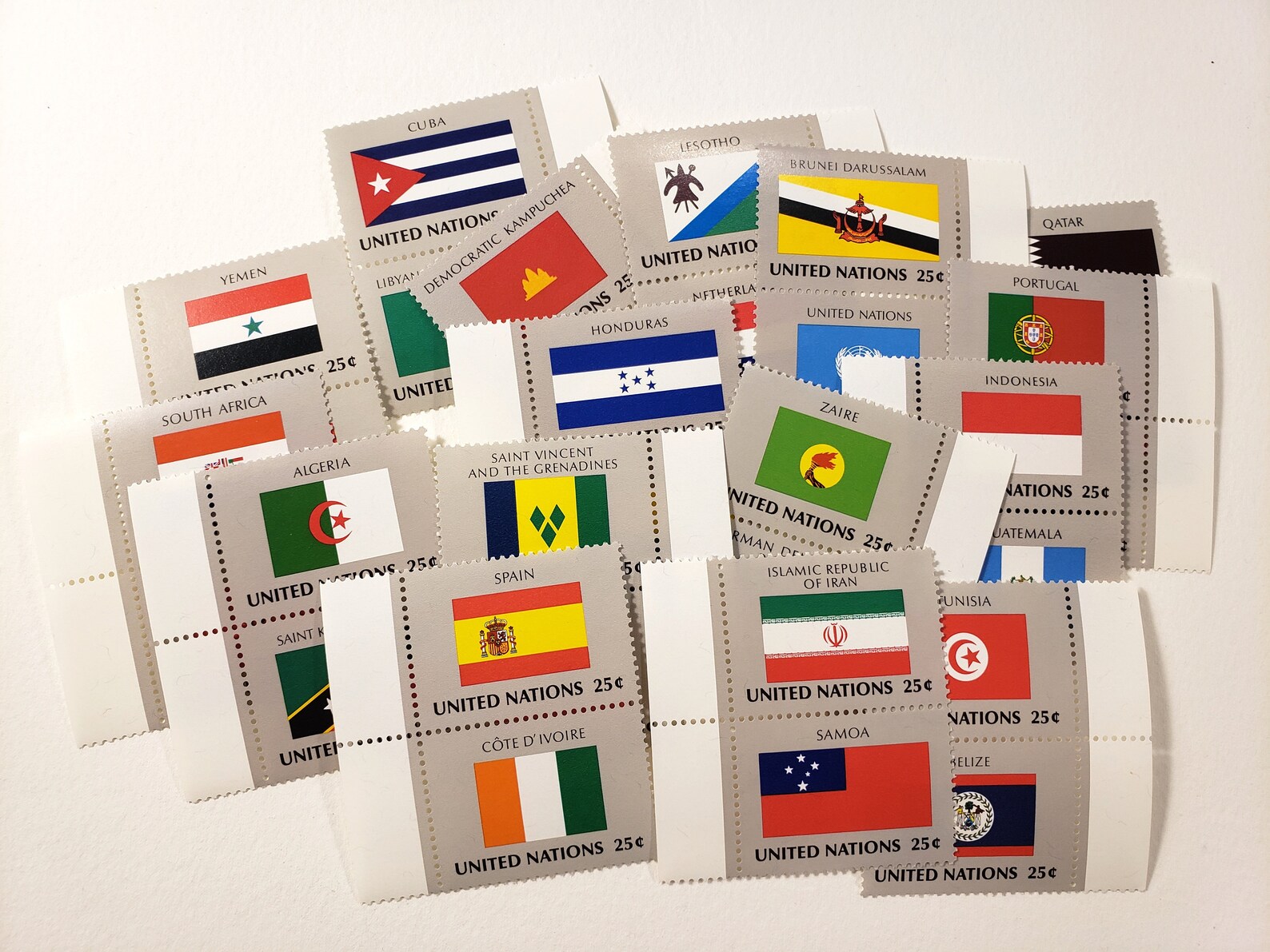 United Nations Stamps, Stamp Collection, Postage Stamp Set, Vintage ...