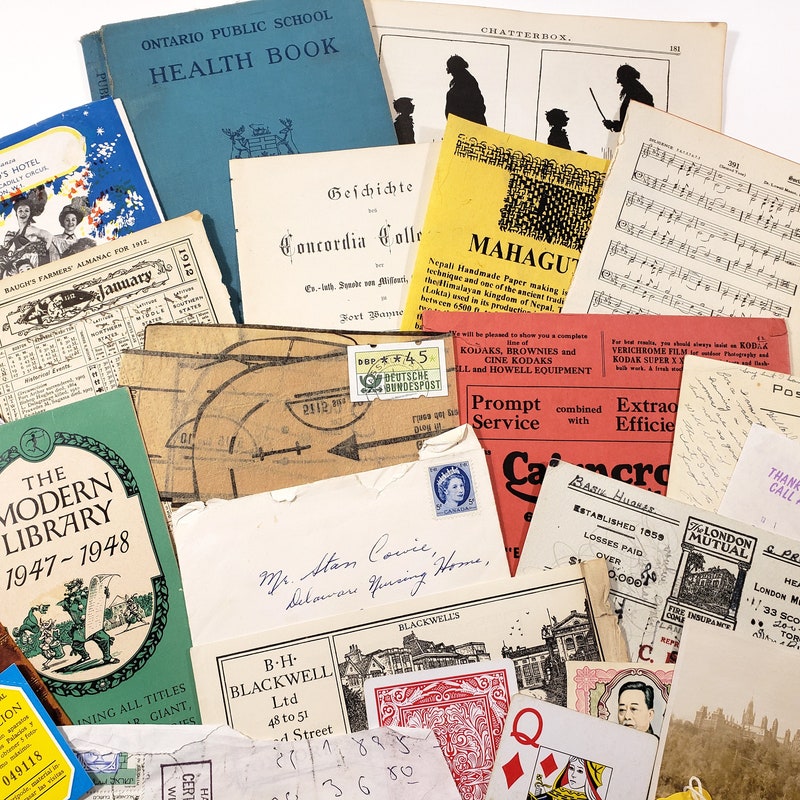 Vintage Paper - Etsy